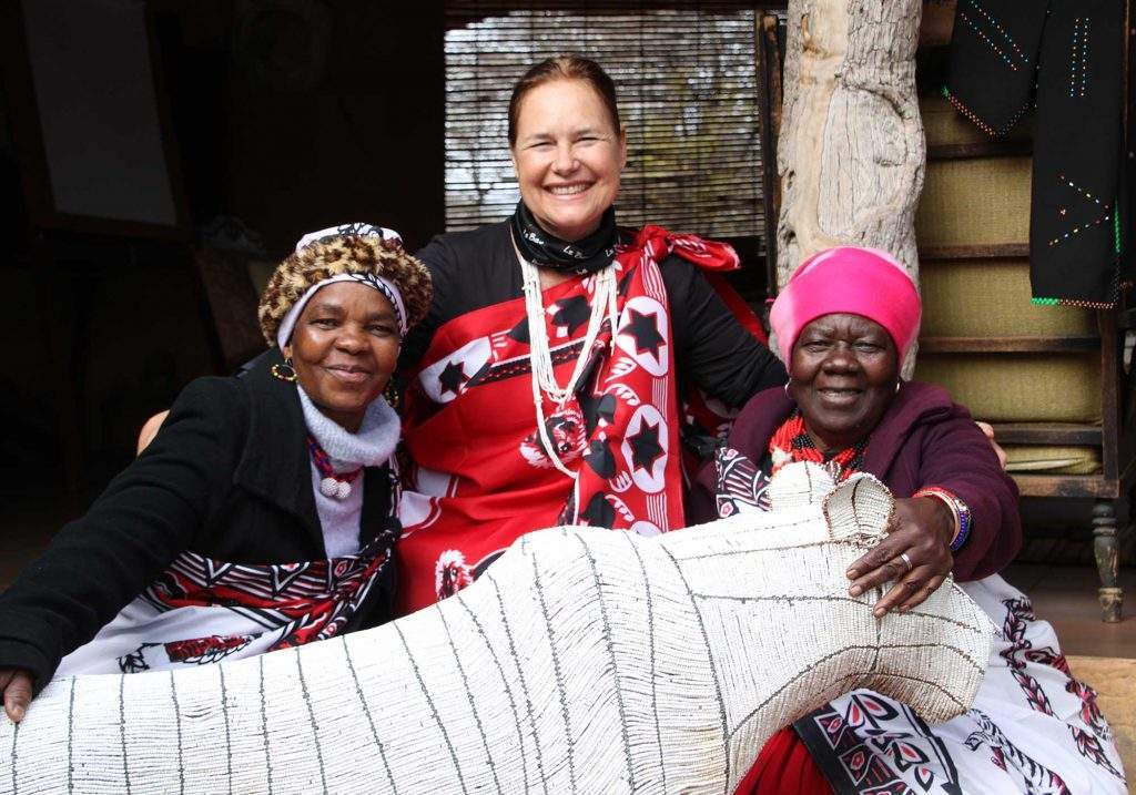 Bakwatiye Makgopane and Maria Selowe - Global White Lion Protection Trust